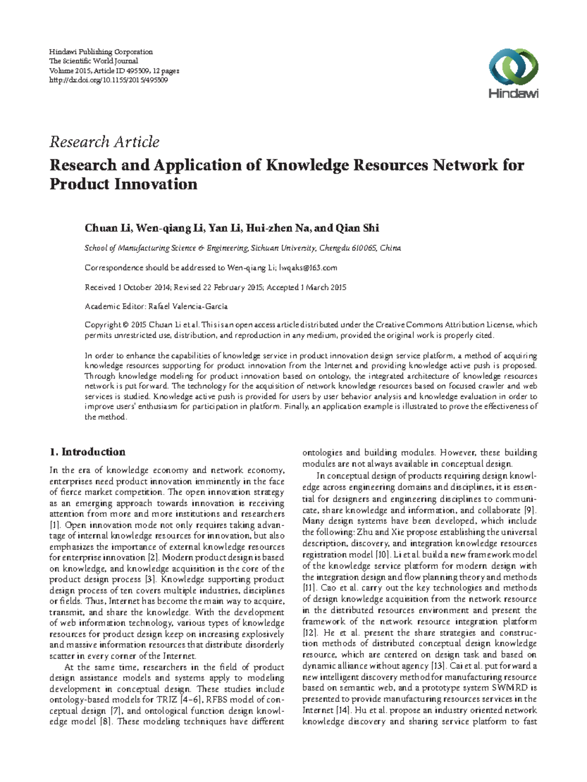 Knowledge Management Resource Network APllication - Research Article ...