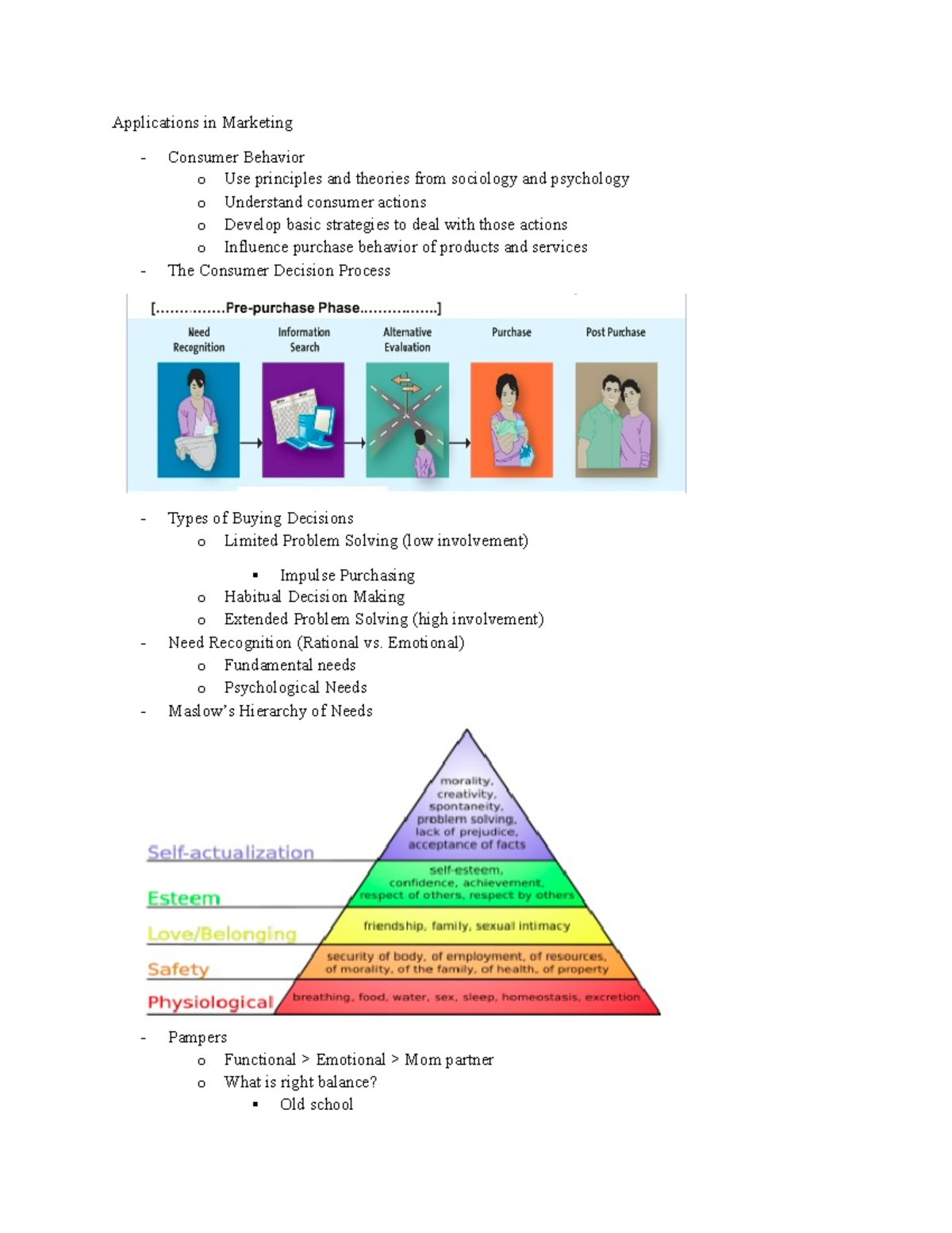Applications in Marketing 2 - Applications in Marketing Consumer ...