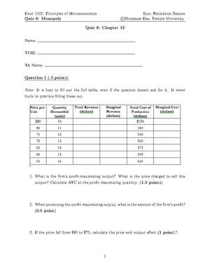 ECON1102 - HO07 Test Bank CH02 - Chapter 2 Trade-offs, Comparative ...