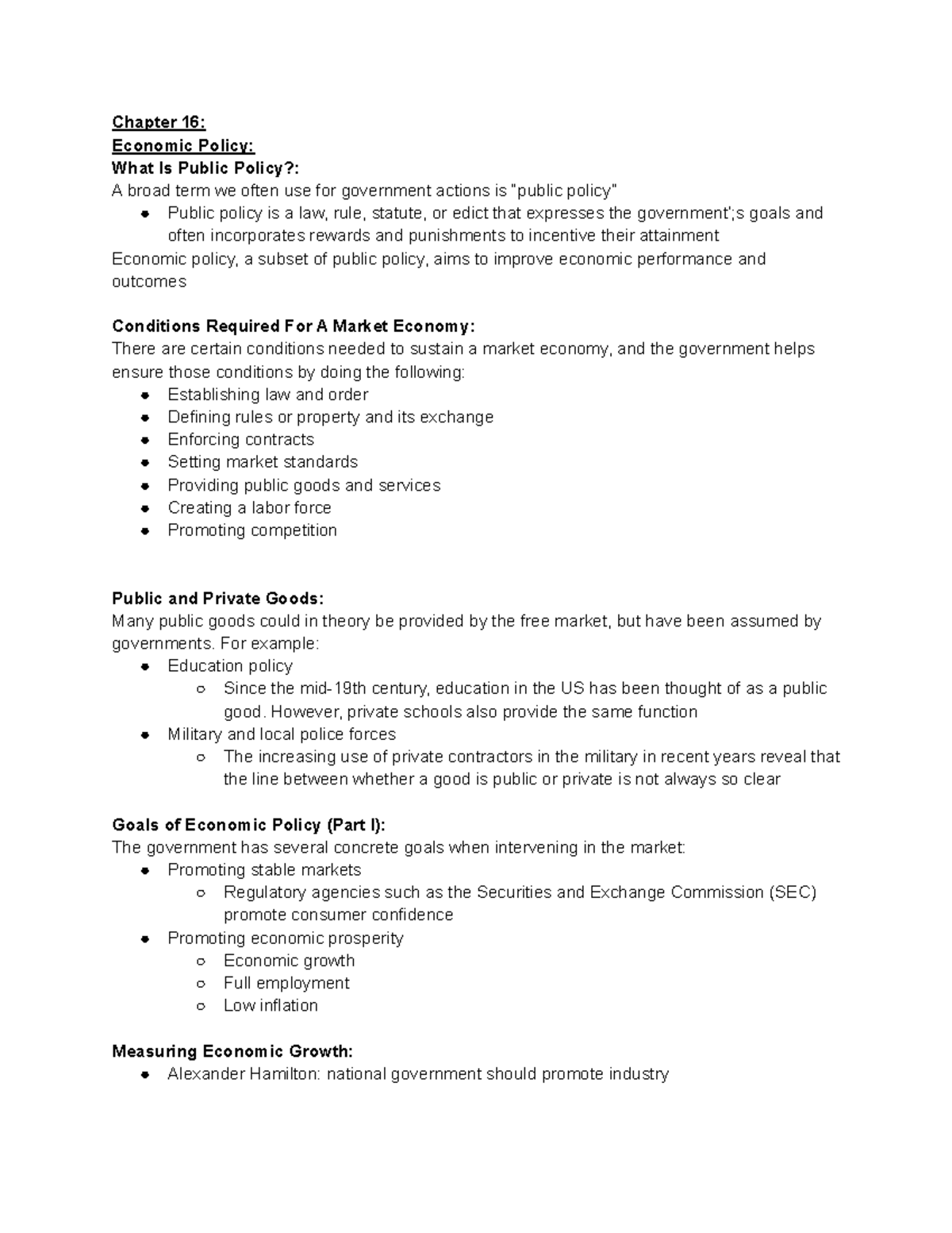 Introduction To American Politics: Economic Policy - Chapter 16 ...
