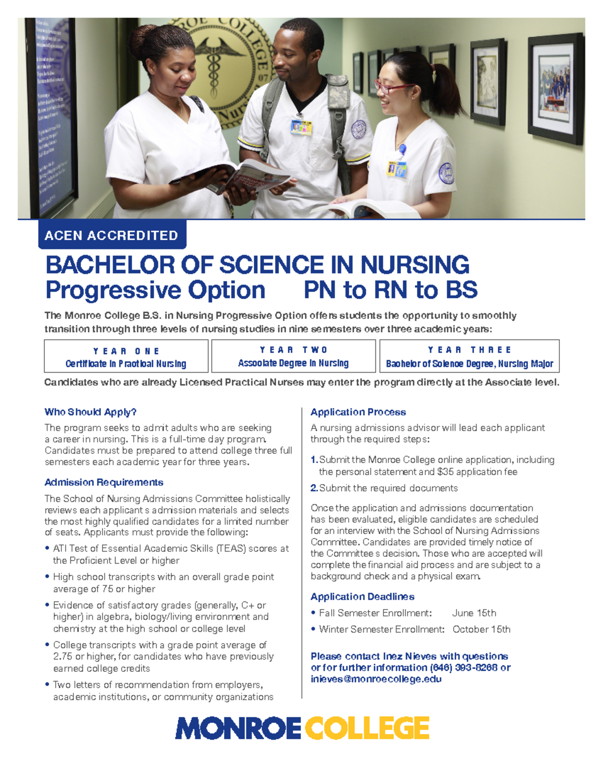 Nursing progressive - monroe college - Who Should Apply? The program ...