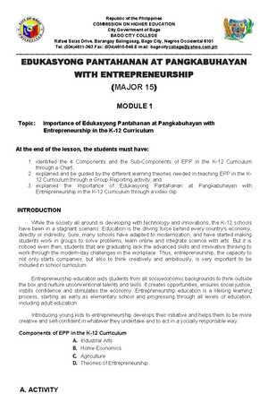 [Template] Major 2 Module 3 - MODULE 3: MAJOR 02: TEACHING MATHEMATICS ...