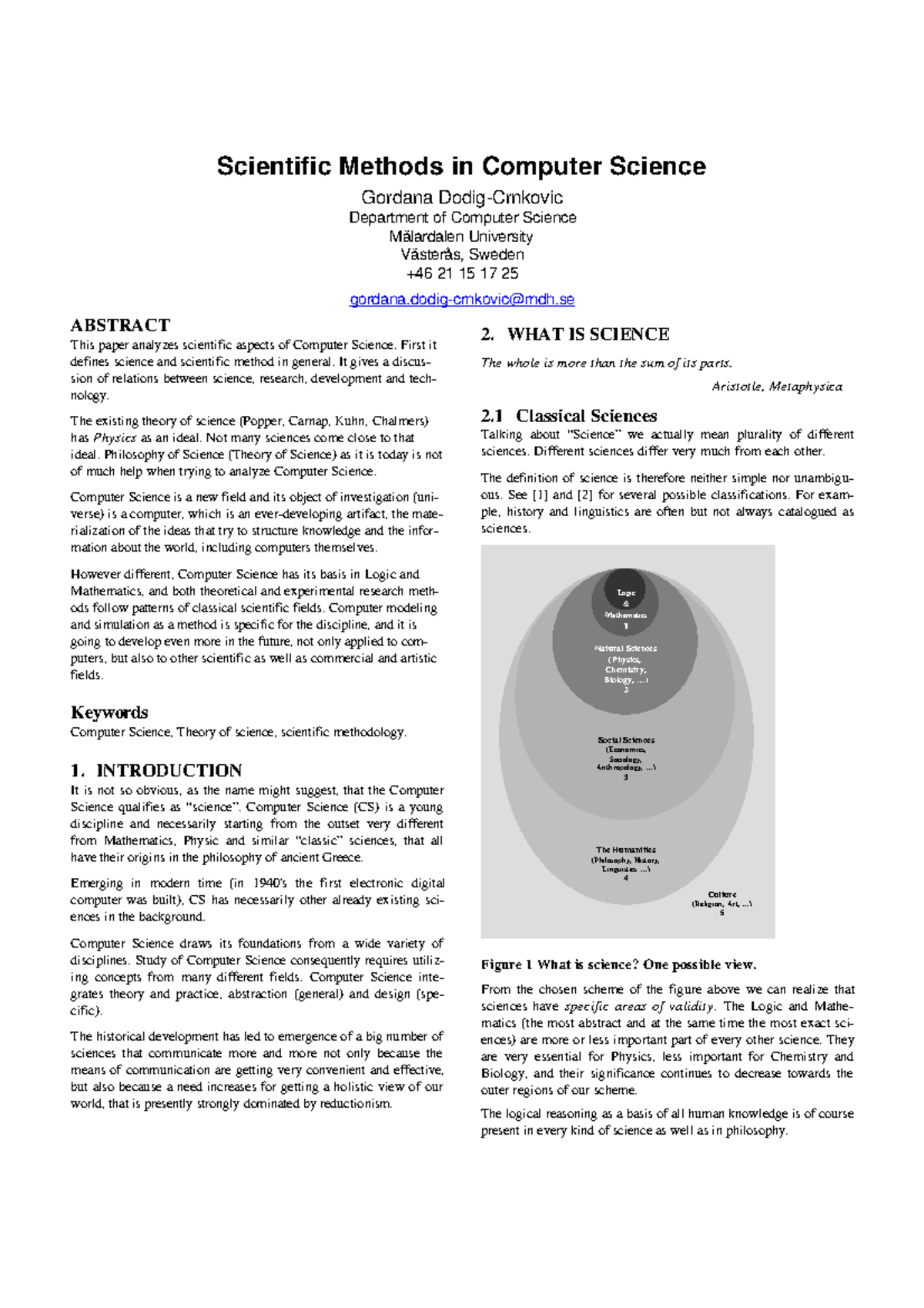 Dodig-Crnkovic-2002 - Dodig-Crnkovic-2002 - Scientific Methods in ...