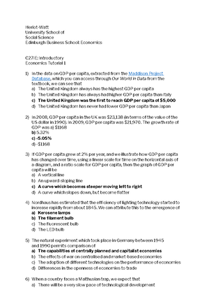 Introductory Economics - CORE UNIT 1 - Introductory Economics; CORE ...