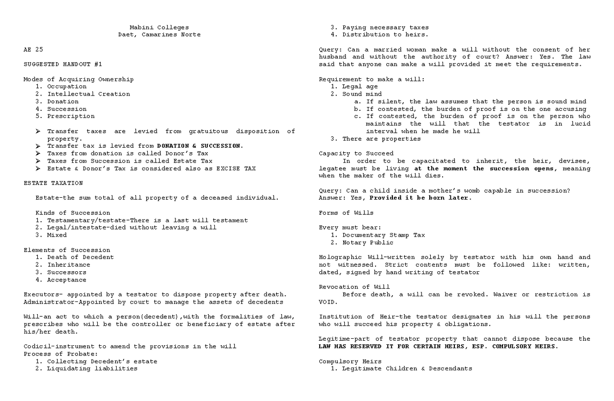 Estate-TAX-1 102421 - Have fun - Mabini Colleges Daet, Camarines Norte ...