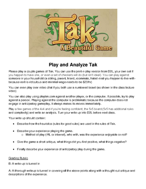 Homework - Race to the End Game - Create a “Race to the End” Game For ...