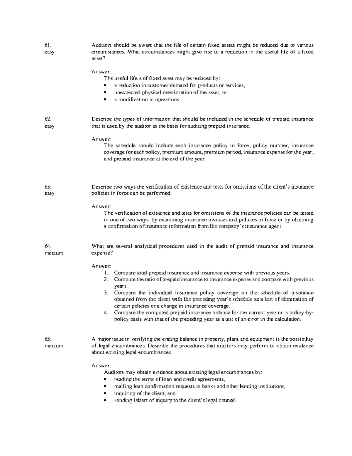 Aud Theories Part 7 - A major issue in verifying the ending balance in ...
