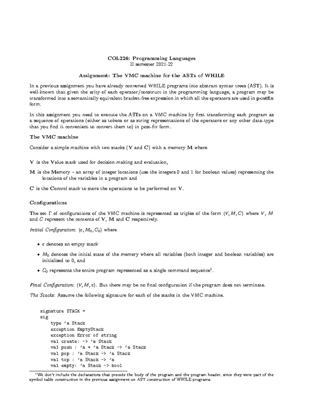 VMC While This Is The Assignment In This Course Based On VMC Machine vmc-while-this-is-the-assignment-in-this-course-based-on-vmc-machine