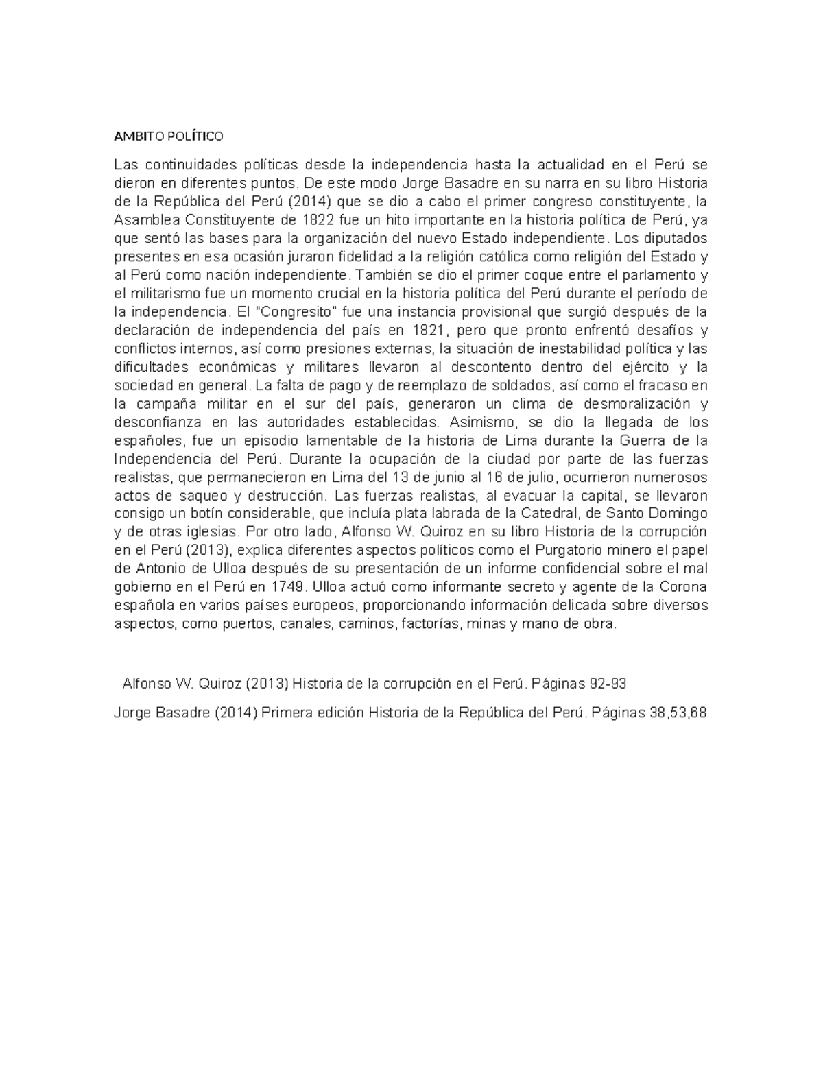 Ambito Político - politica del peru de historia universal - AMBITO ...