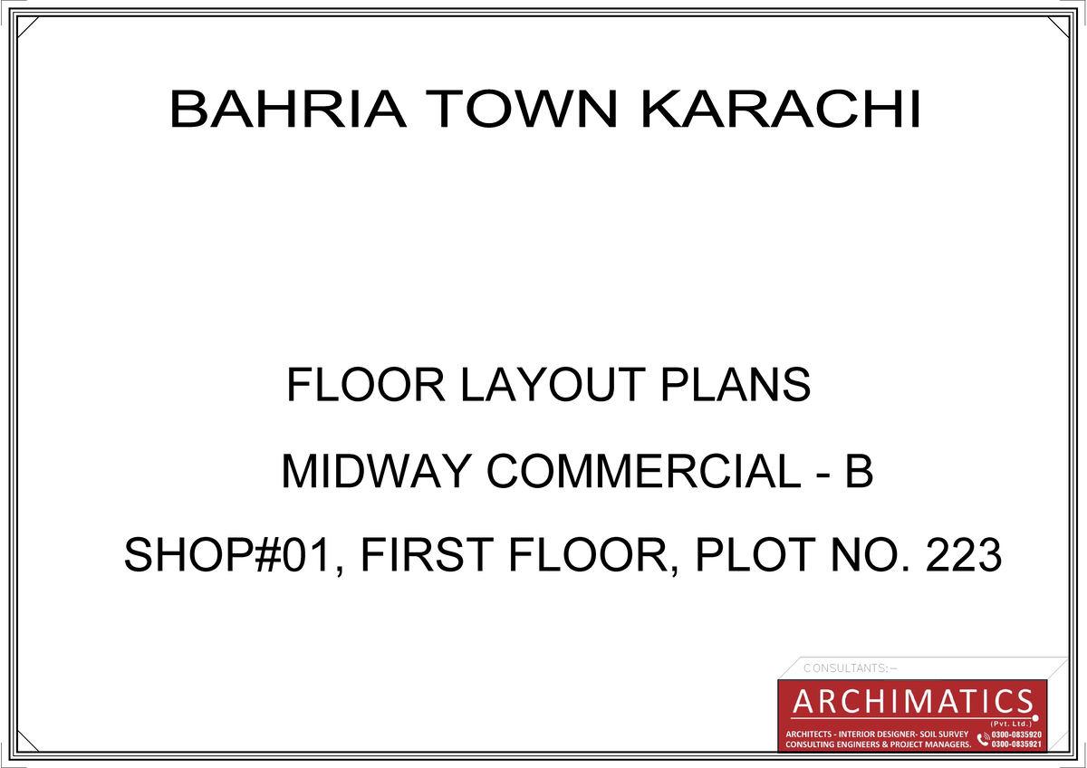 Floor PLAN Layouts 223 ( Revised 8TH MAY 2024) - FLOOR LAYOUT PLANS ...
