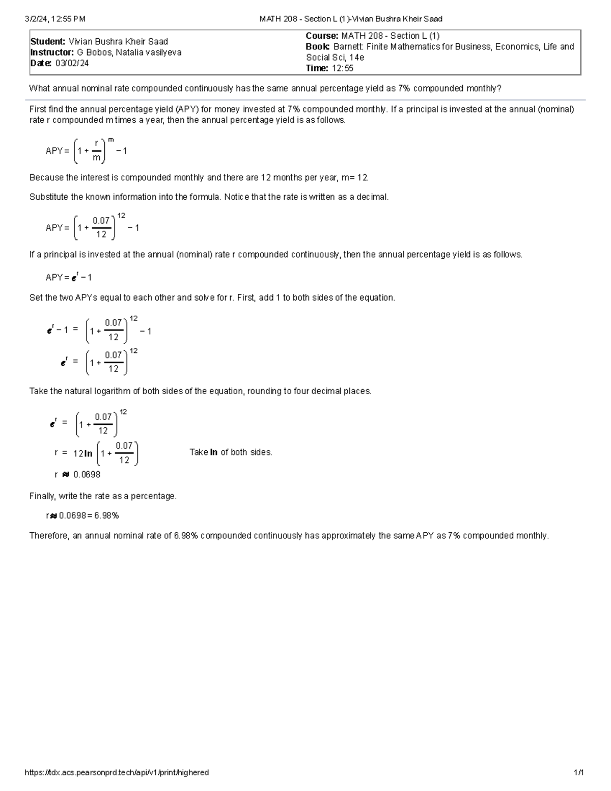 Apy same ch 3.2 41 - practice - 3/2/24, 12:55 PM MATH 208 - Section L (1)-Vivian Bushra Kheir ...