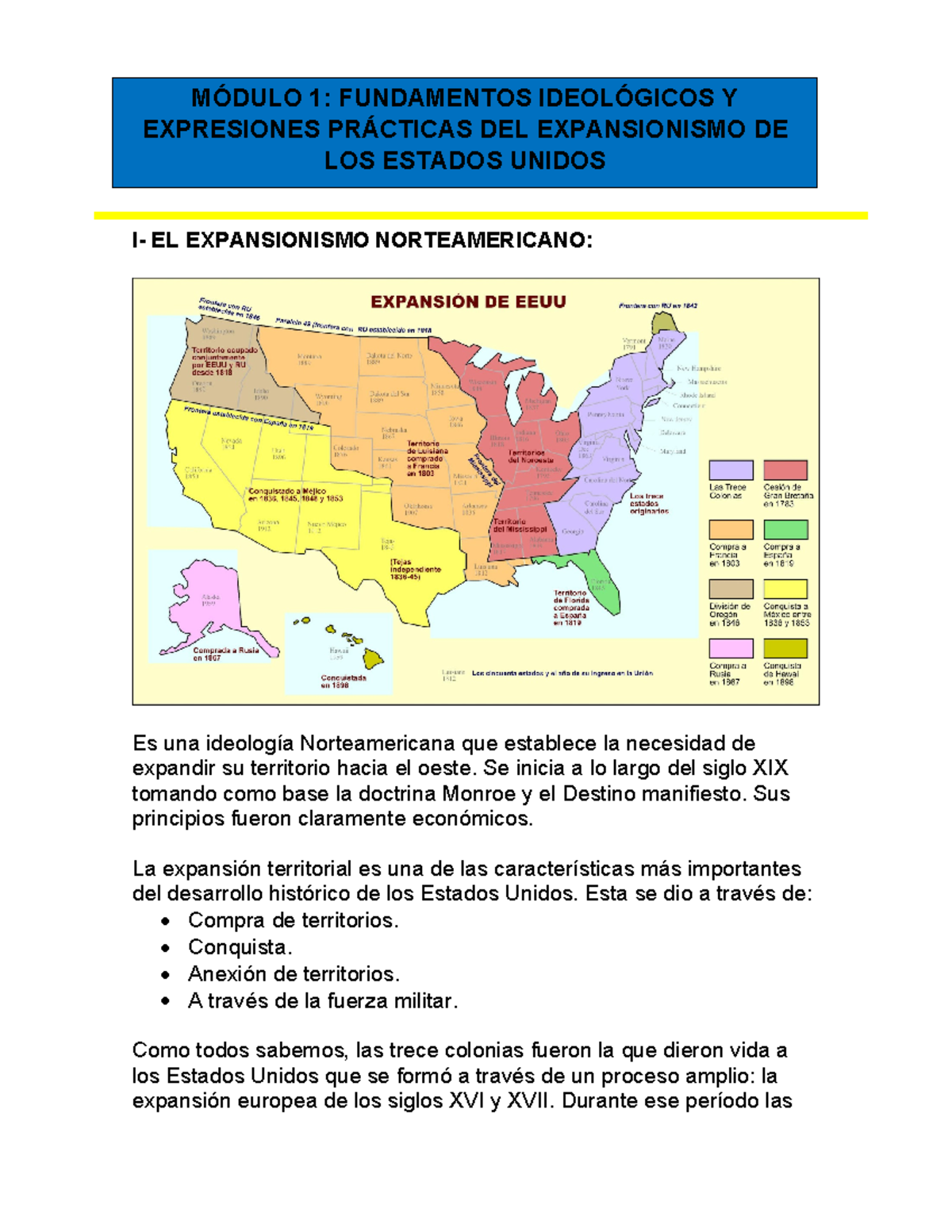 Expansionismo Europeo