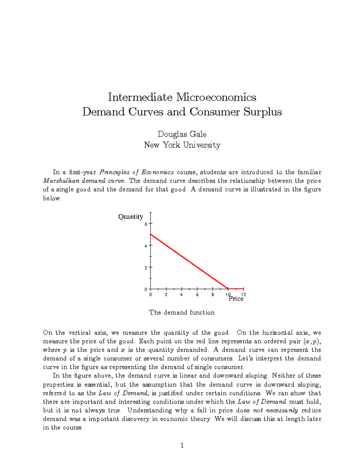 1 Demand and consumer's surplus - Copy - Intermediate Microeconomics ...