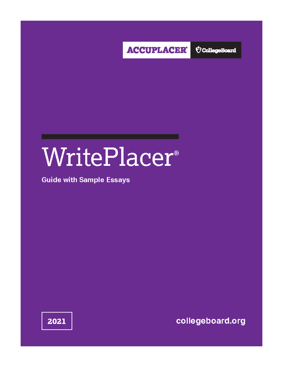 Accuplacer writeplacer sample essays - WritePlacer ® Guide with Sample ...