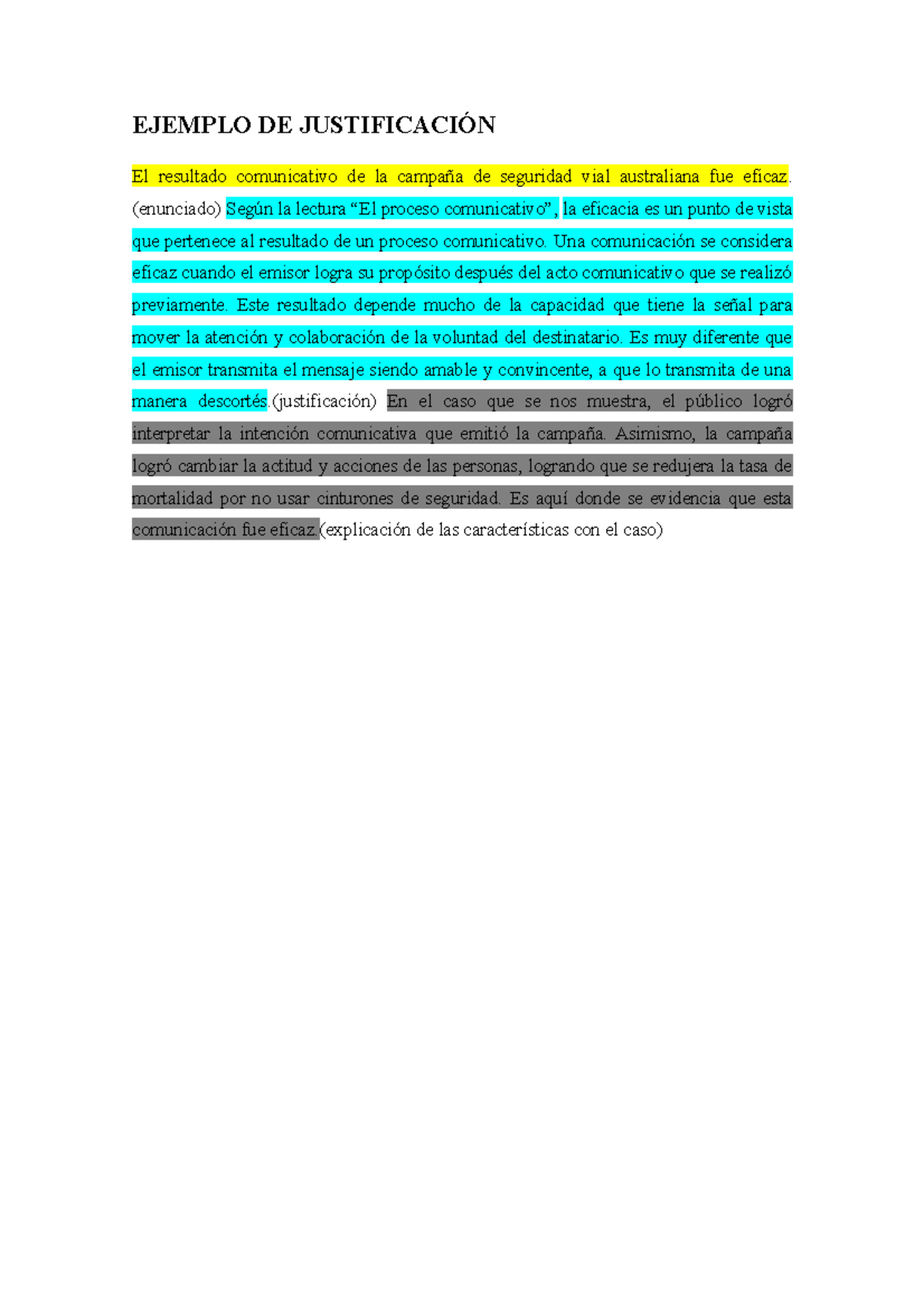 Ejemplo de Justificación_Redacción de un párrafo de Justificación ...