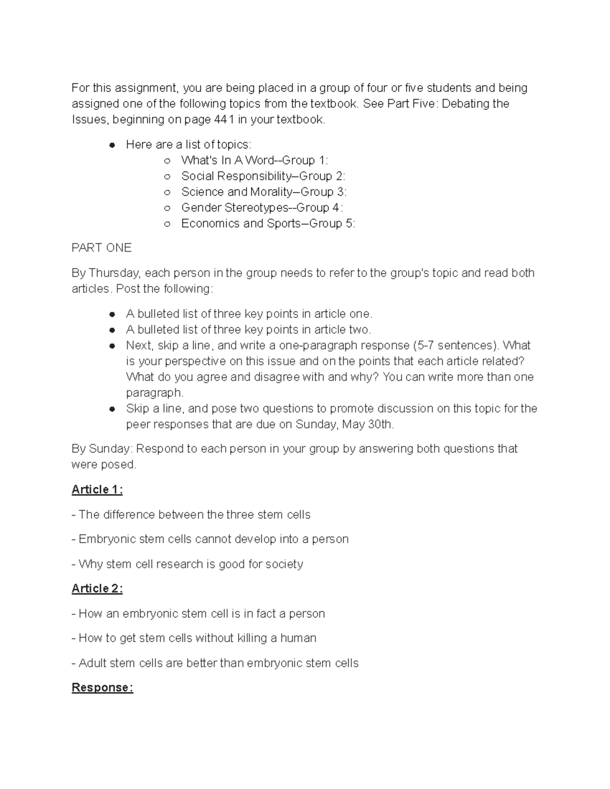 Group Assignment(3) - Google Docs - For this assignment, you are being ...