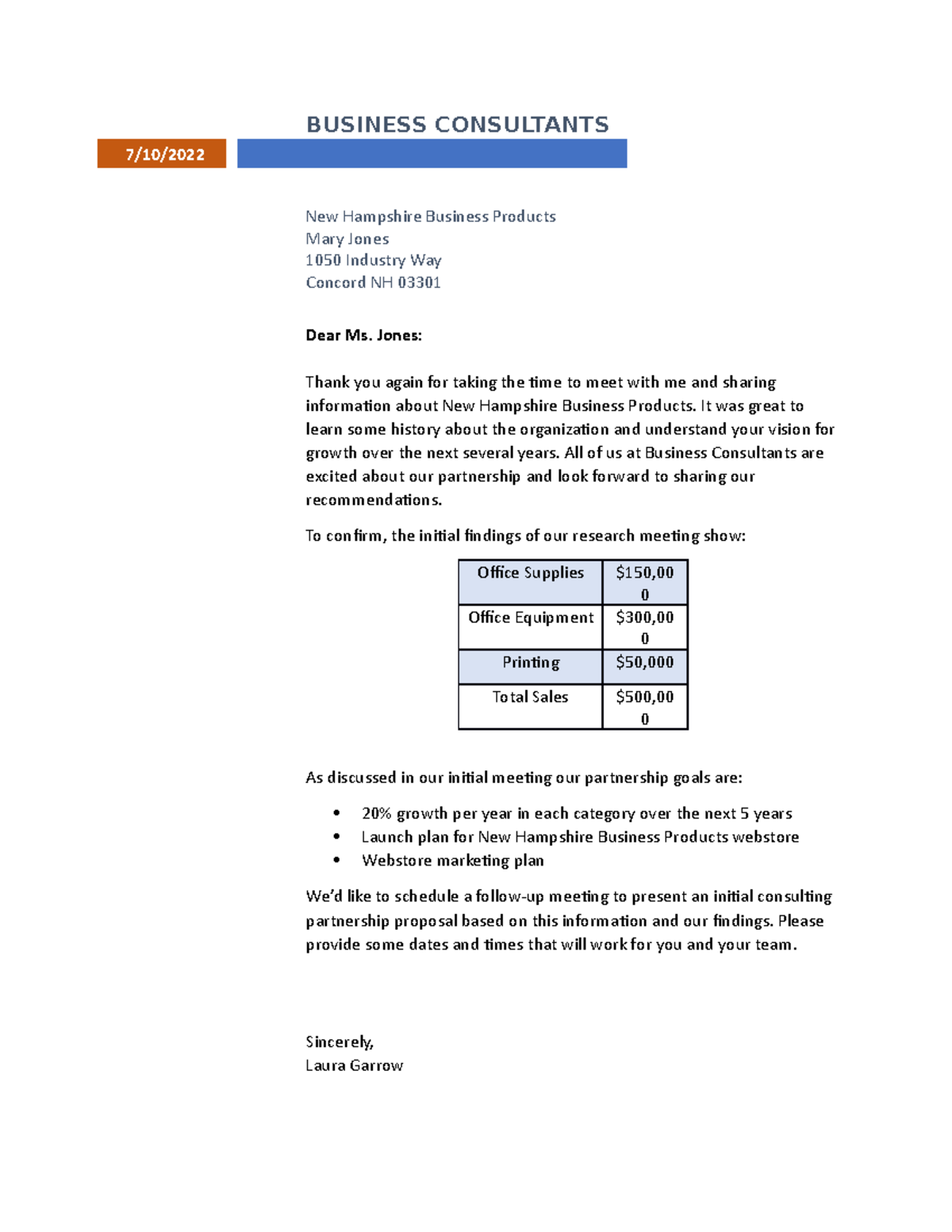 Businessletter v - Final Project One: Business Letter to be submitted ...