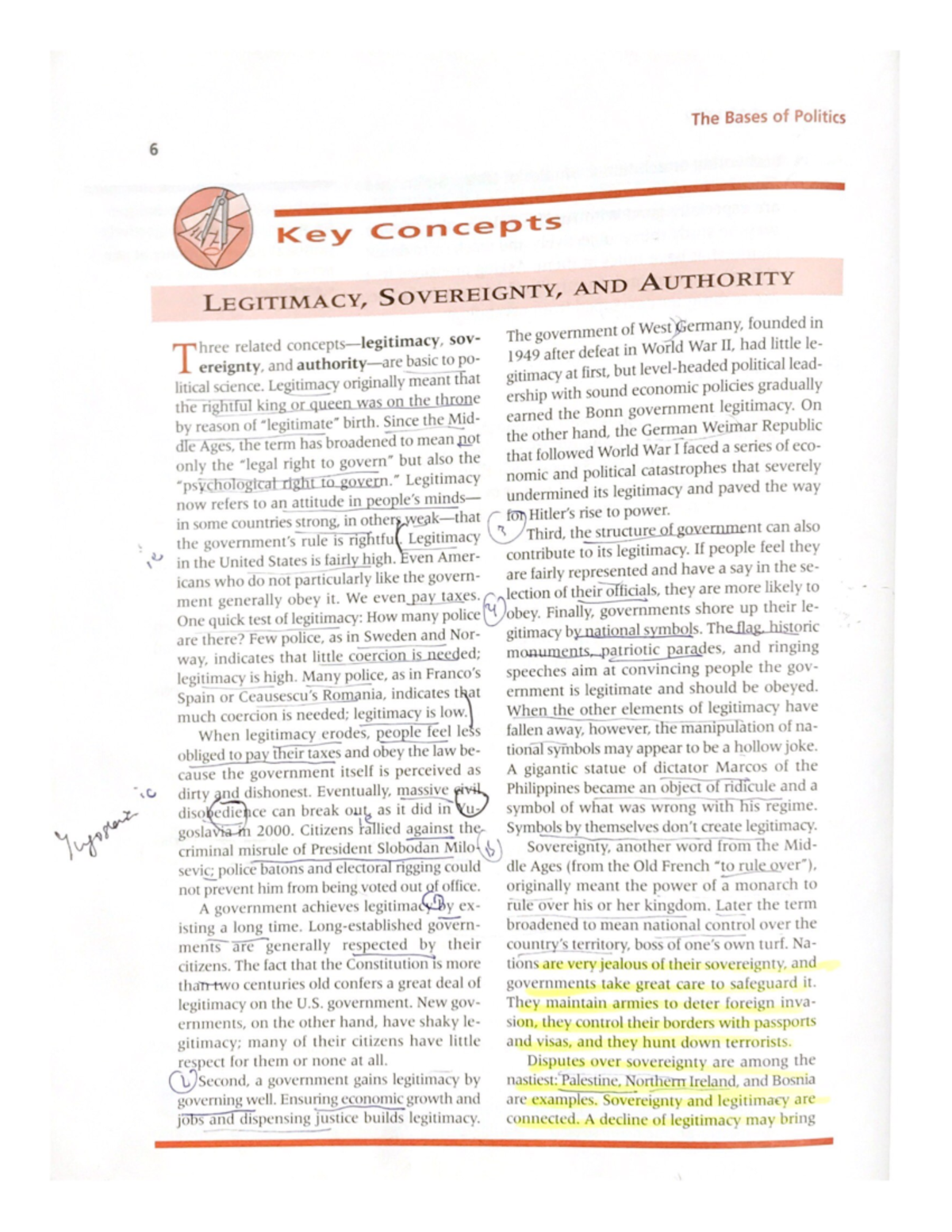 Reading chapter 2; power by Prof Roskin - political science - Studocu