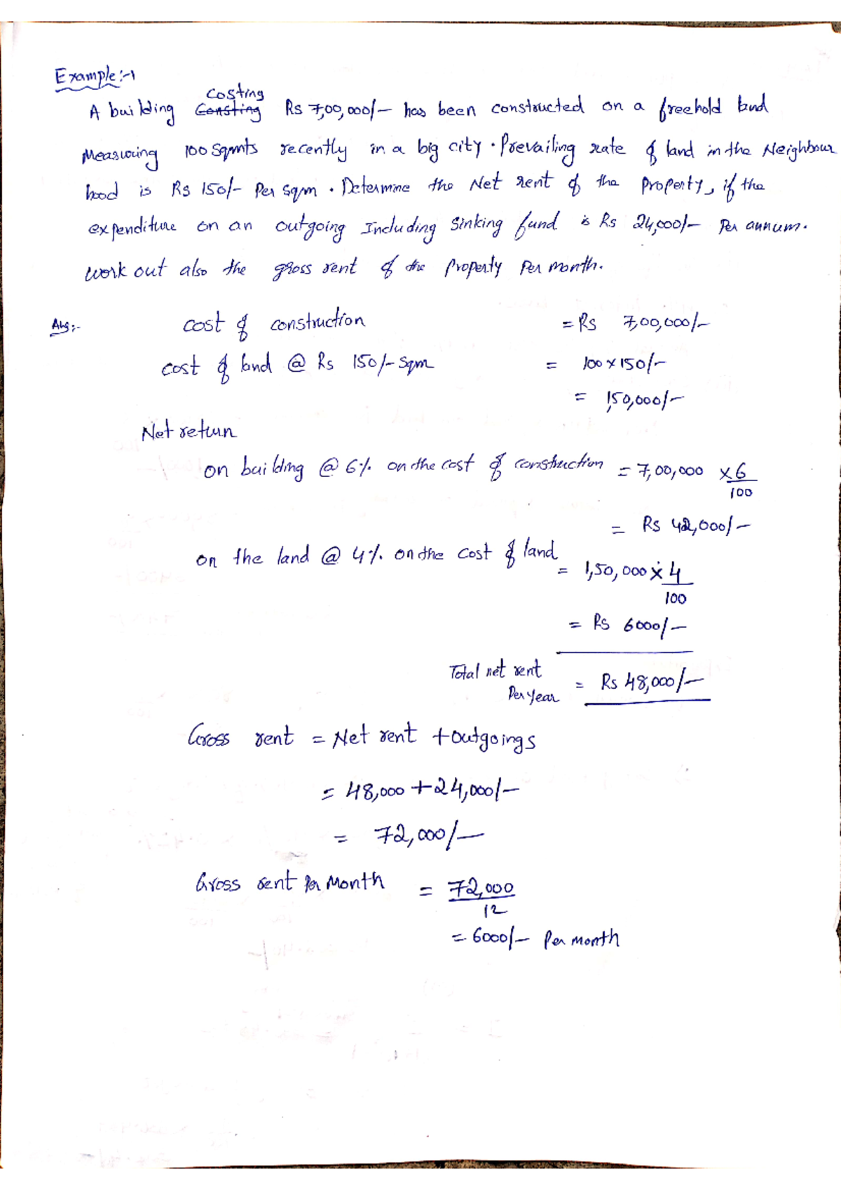 Example problems - Estimation and logistics - Studocu