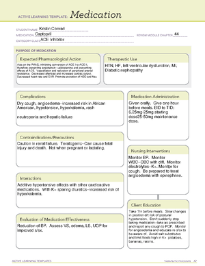 Active Learning Template Delirium remmedication 2 - ACTIVE LEARNING ...