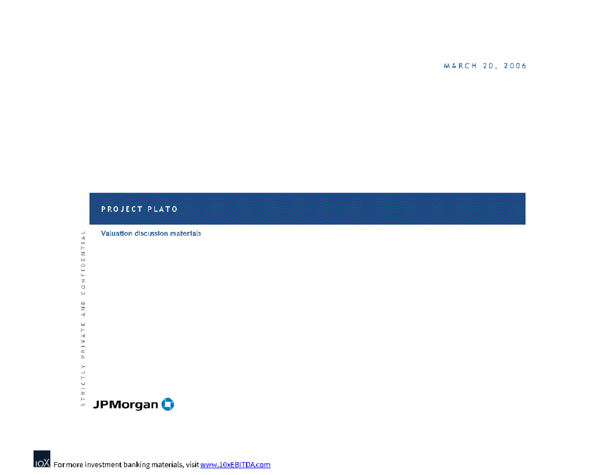 JPMorgan Presentation to Kerzner 20 Mar 2006 - ECO 362 - Studocu
