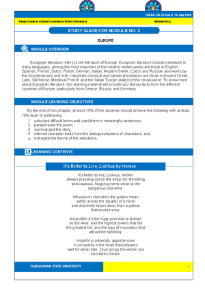 GEE2-Module-8 Womens-Movement-in-the-Philippines psu - Education - PangSU - Studocu