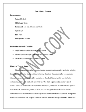 Biopsychosocial Model and Case Formulation - Hypotheses are generated ...