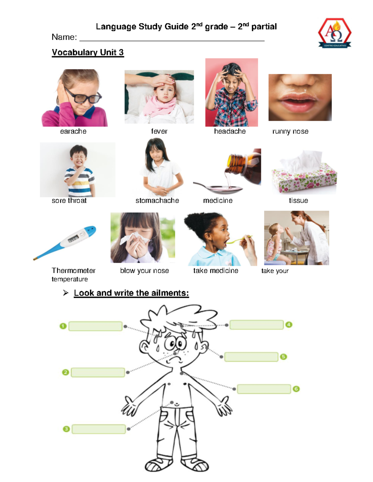 Language Study Guide 2nd grade - Salud Publica I - Language Study Guide ...