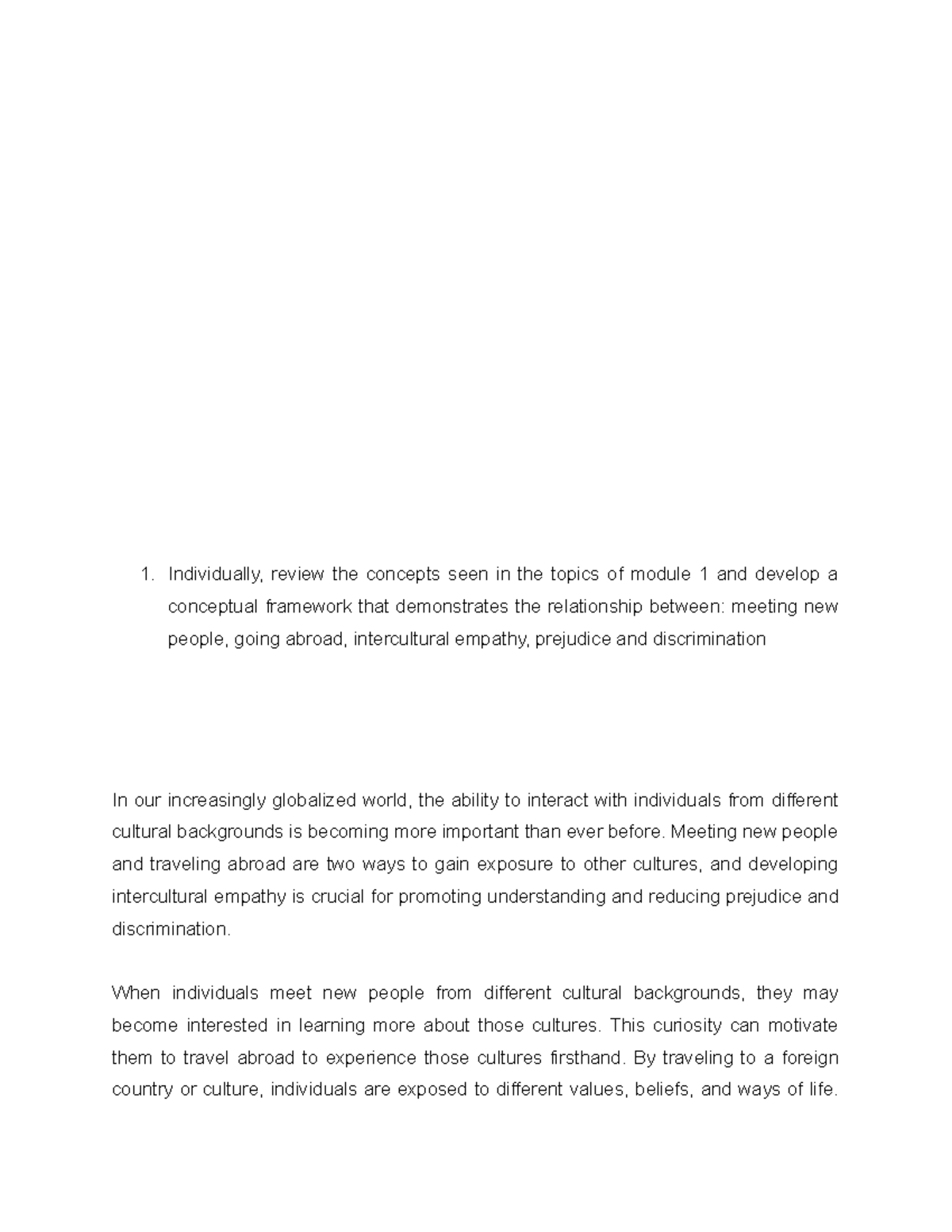 Actividad 4 cultura - act 4 - Individually, review the concepts seen in ...