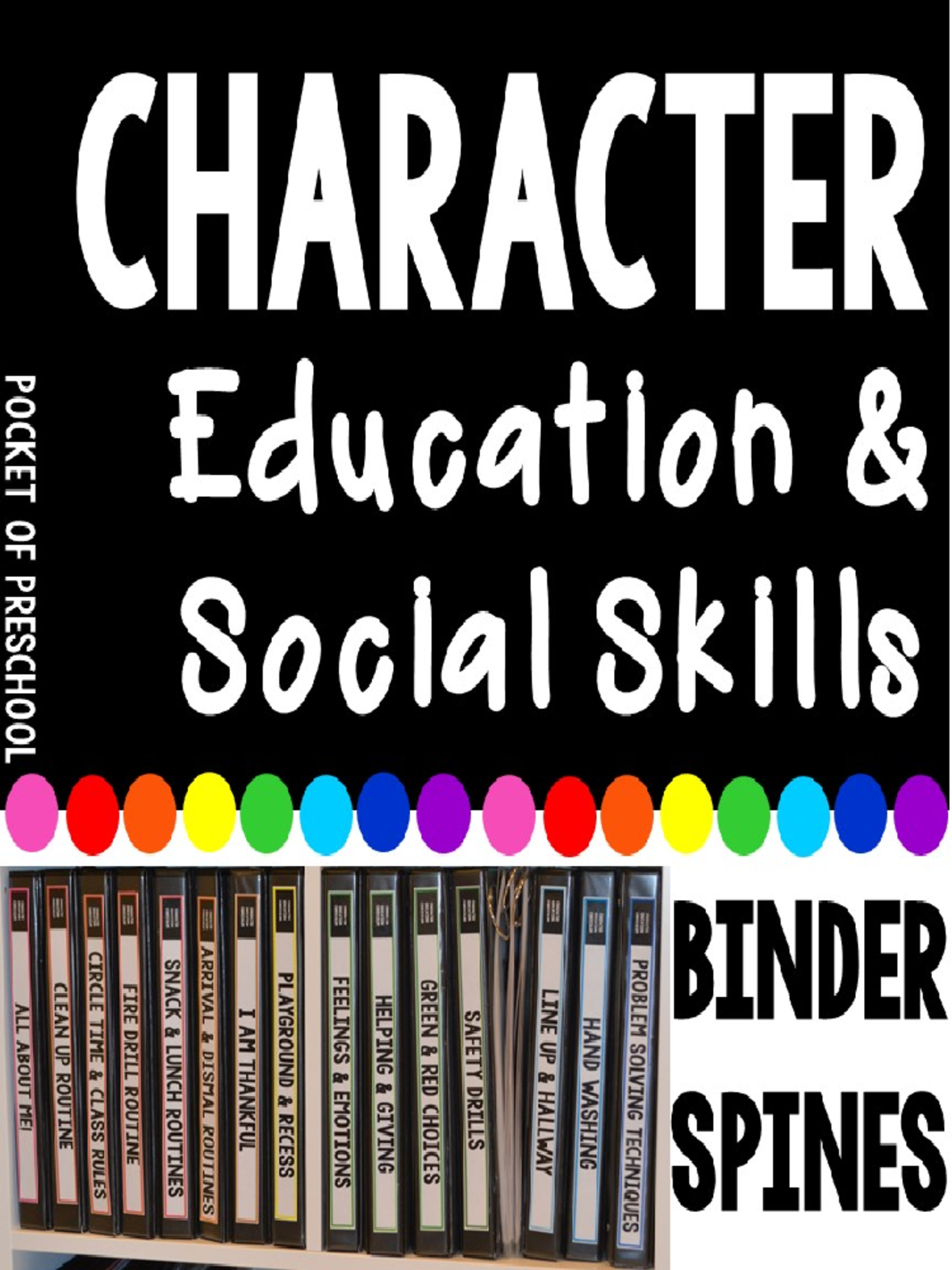 Binder Spinesfor Character Education Social Skills Curriculum-1 - These ...