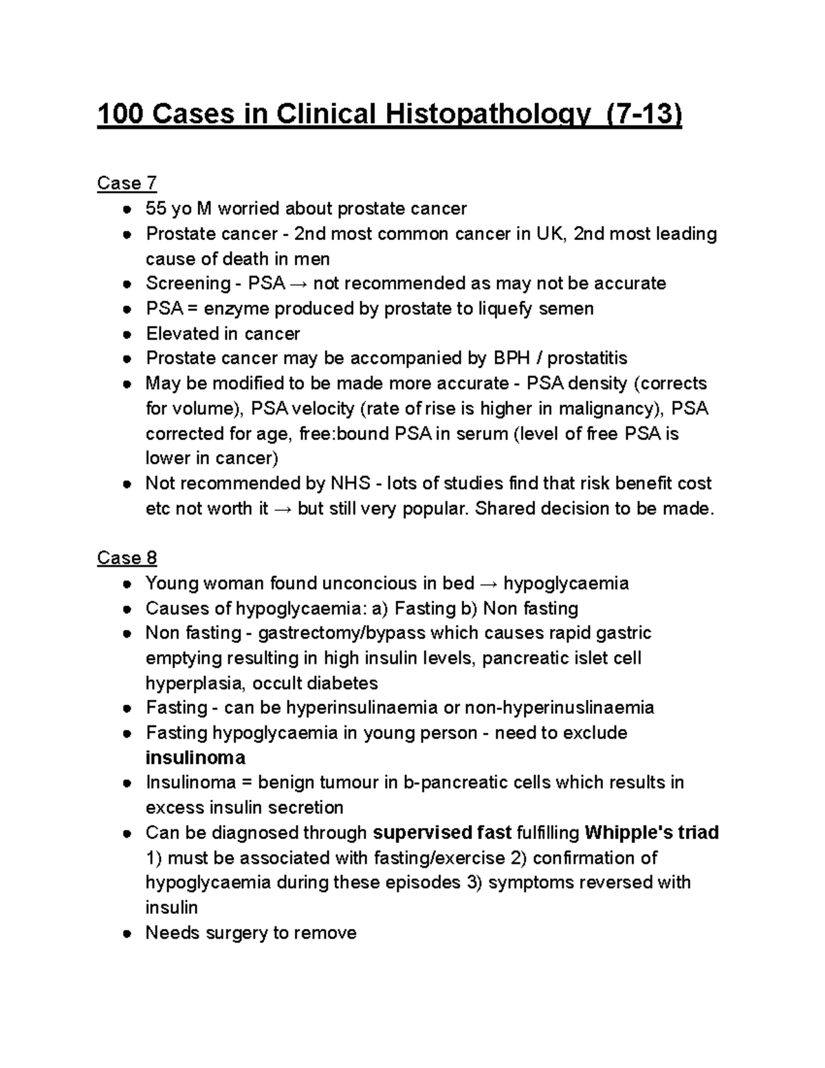 100 Cases in Clinical Histopathology (7-13) - Shared decision to be ...