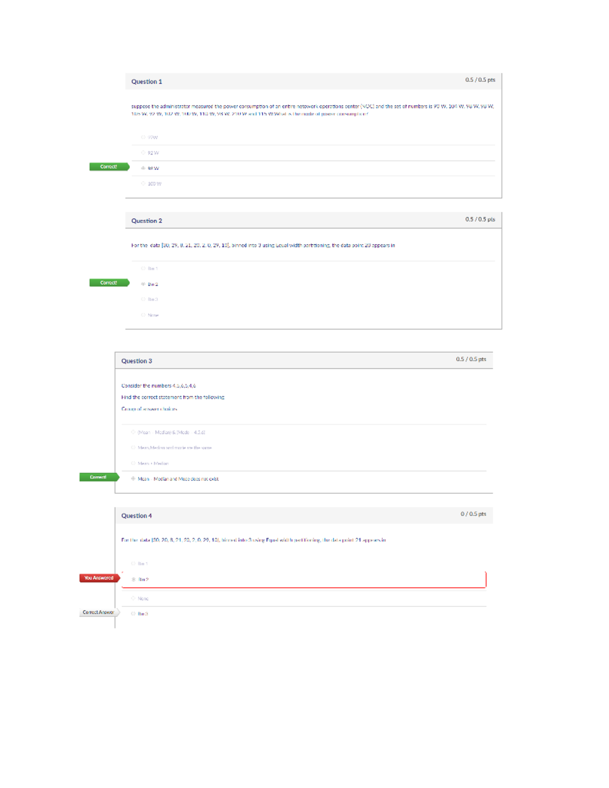 DM Previous Sem Quiz 1 - DM QUIZ - BITS WILP M Tech Data Science & Engineering - Studocu