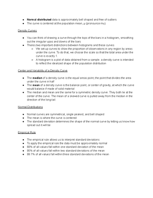 Chapter One Stat Notes - Individuals and Data Individuals: are the ...