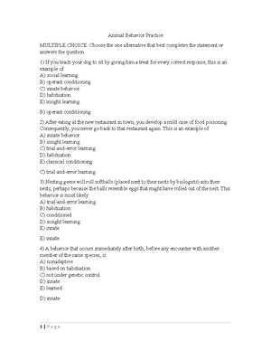 Biology Chapter 10 Test + Answer Key - Biology Chapter 10: Principles ...