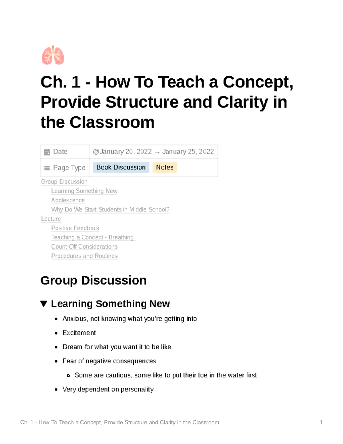 How to Teach a Concept, Provide Structure, and Clarity in the Classroom ...