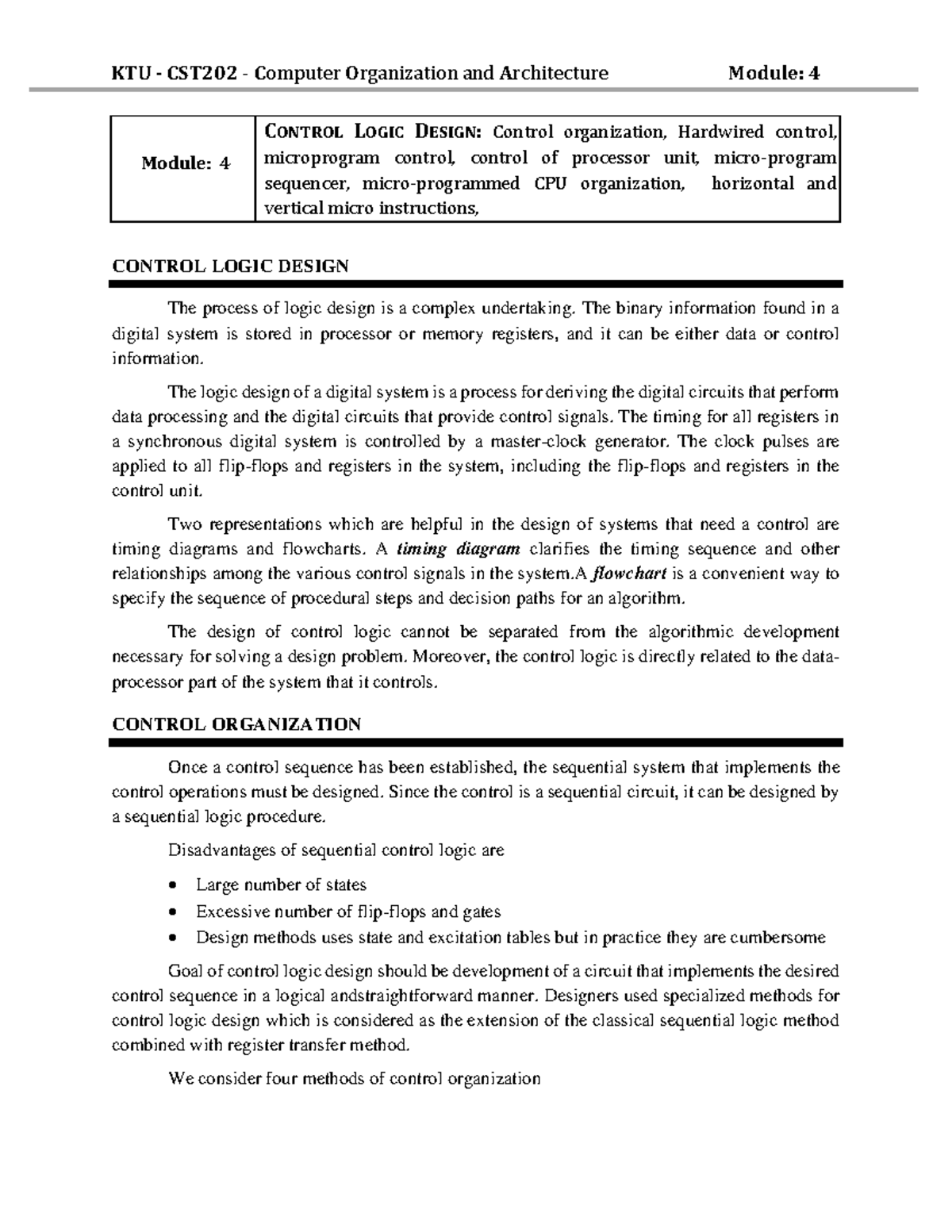 COA-Mod-4 - KTU 2019 SCHEME COA - Computer Organization and ...
