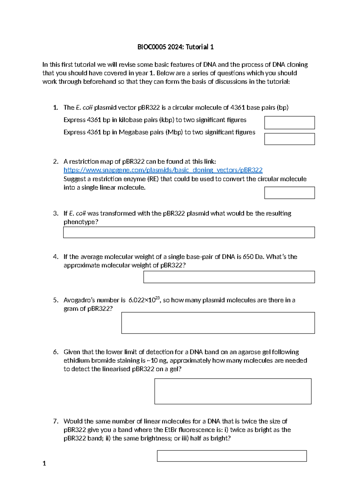 Tutorial 1 - BIOC0005 2024: Tutorial 1 In this first tutorial we will ...