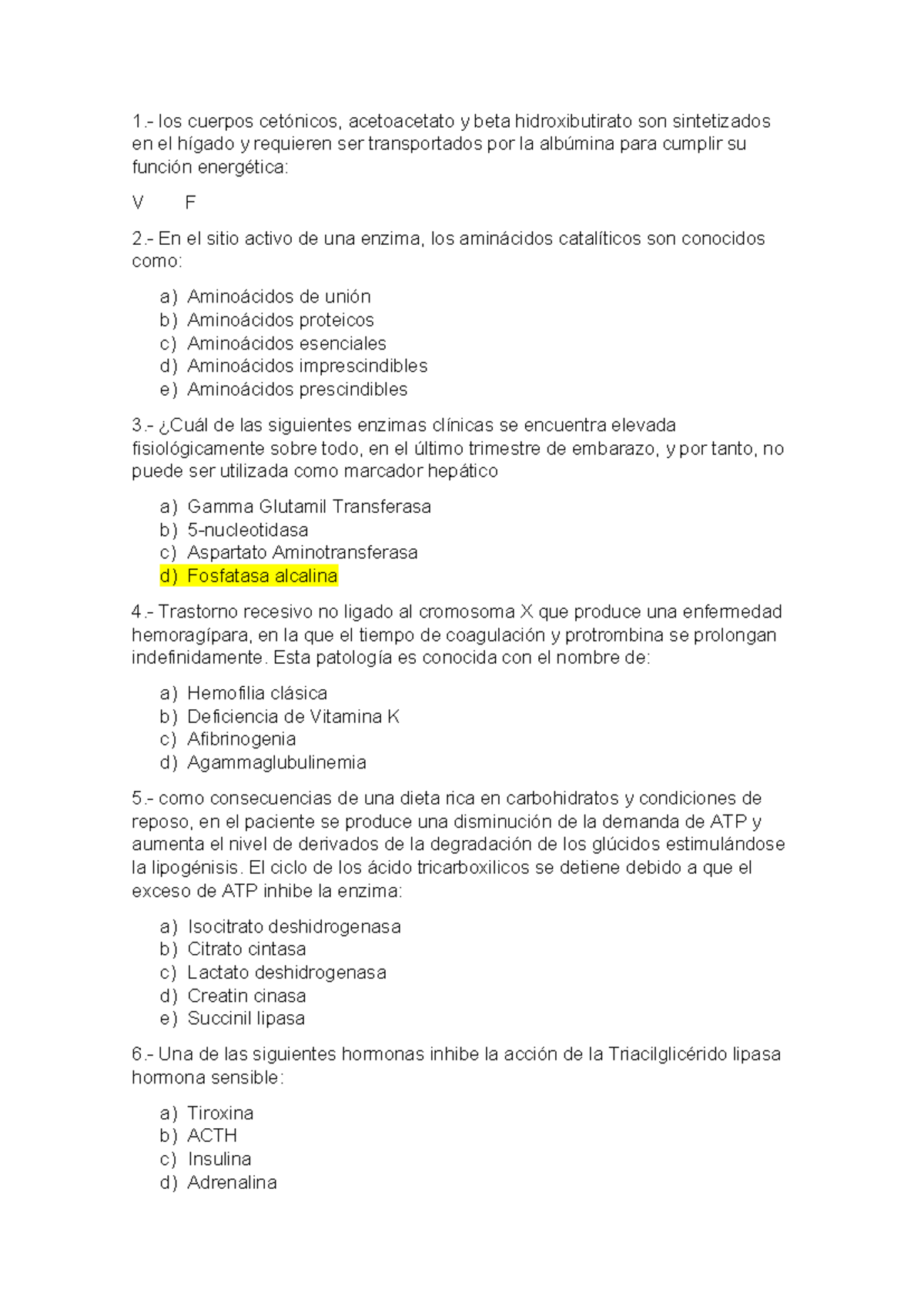 Examen final - vdfv - 1.- los cuerpos cetónicos, acetoacetato y beta ...