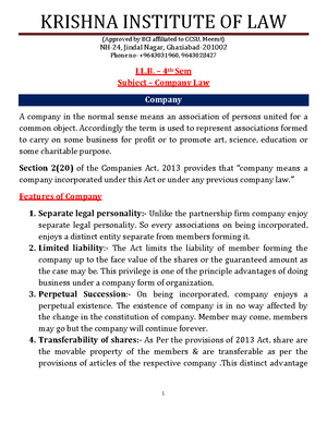 LLB - CCS University - Studocu