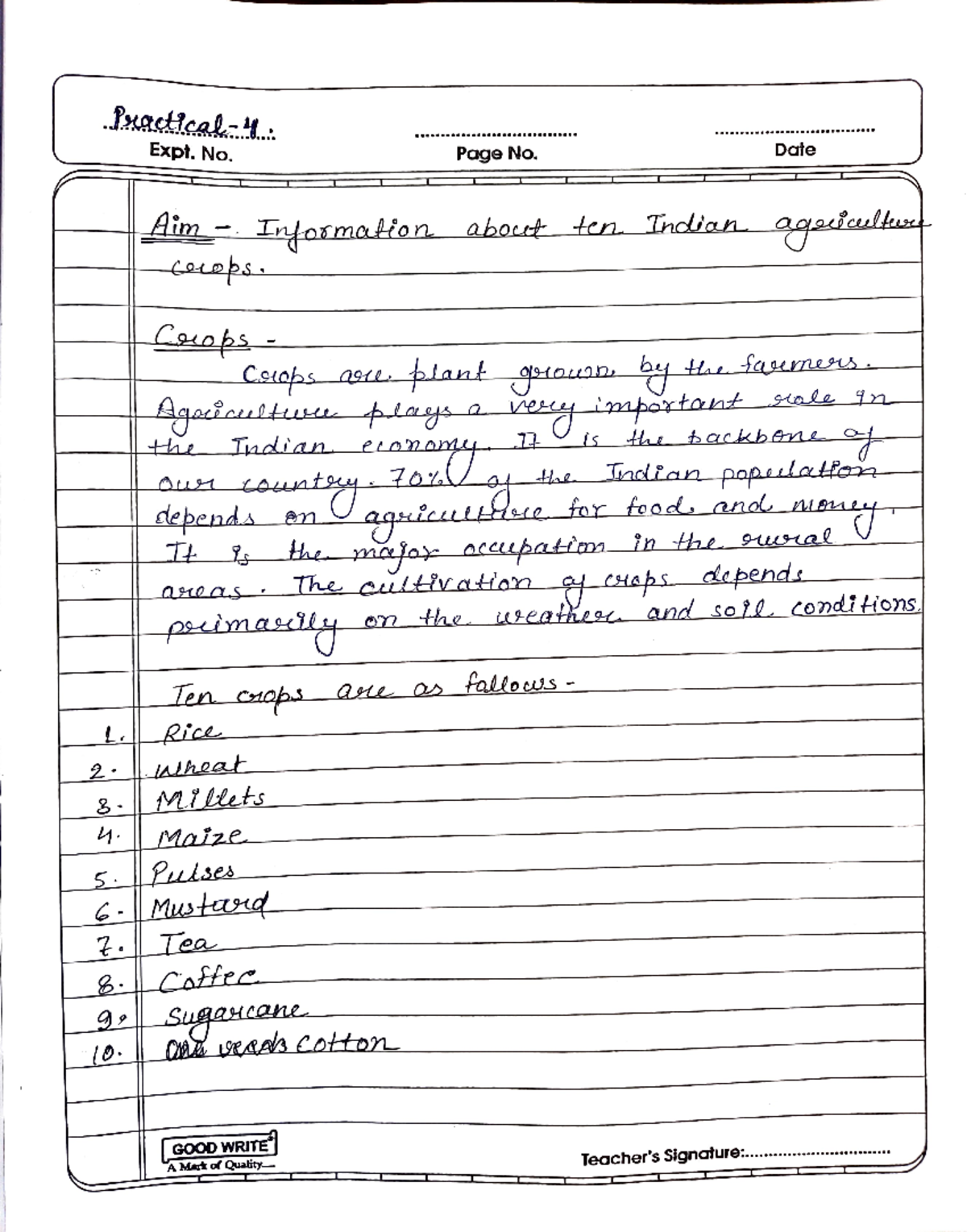 EVS Practical - Ability Enhancement Course - Studocu