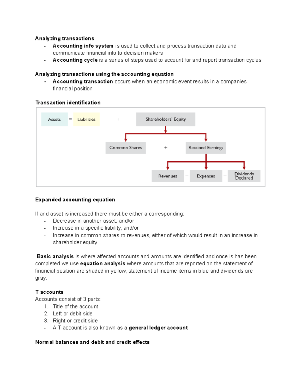 C3-4 - Analyzing transactions Accounting info system is used to collect ...