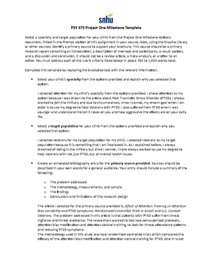 PSY-375 6-1 Module Six Lab Worksheet - All responses to lab questions ...