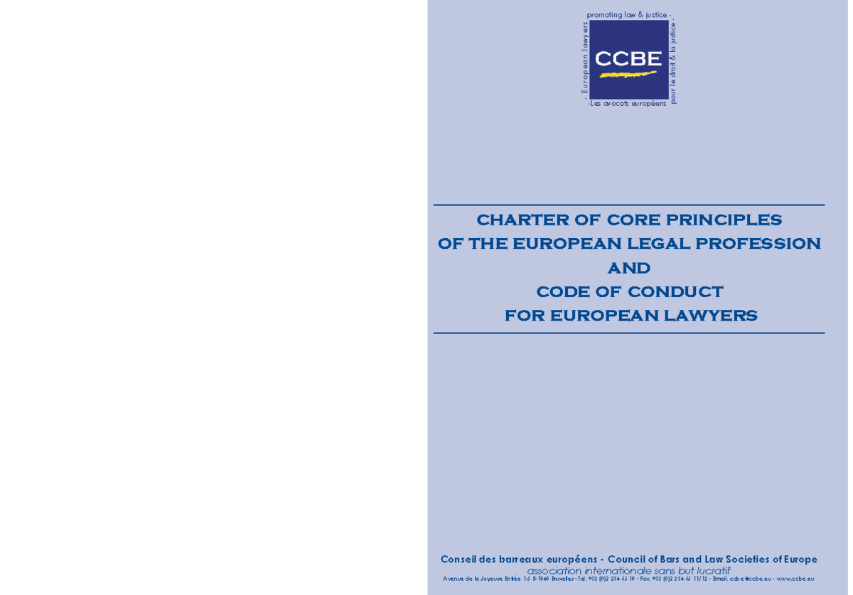 Prayer law - Delivered by Chingwa - Conseil des barreaux européens ...