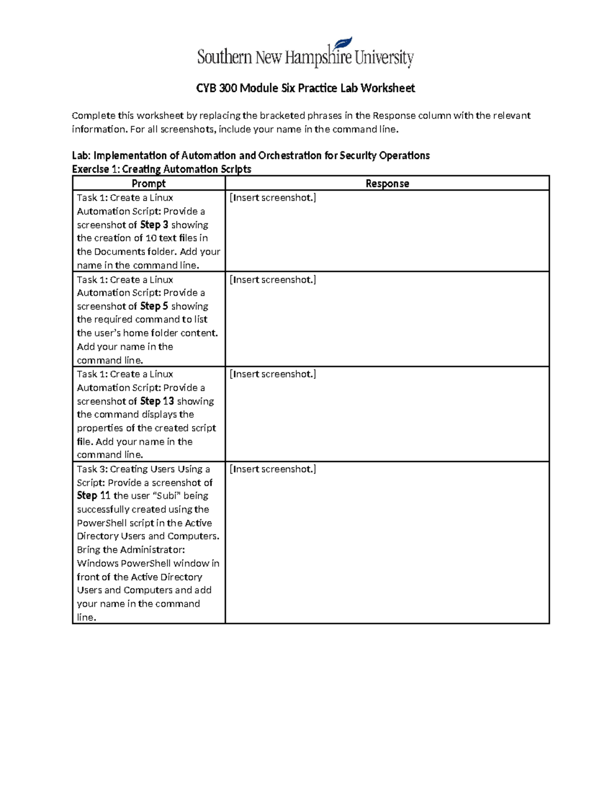 CYB 300 Module Six Practice Lab Worksheet - CYB 300 Module Six Practice ...