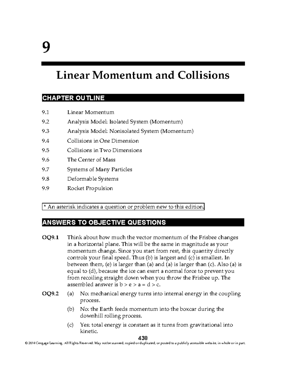 Chapter 09 - Phy101-ch 9 - 9thE - Problems Plus.pdf - 438 9 Linear ...