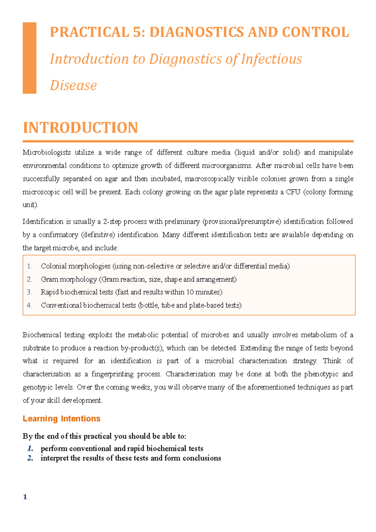 LQB362 Practical 5 2020 Virtual(1) - PRACTICAL 5: DIAGNOSTICS AND ...