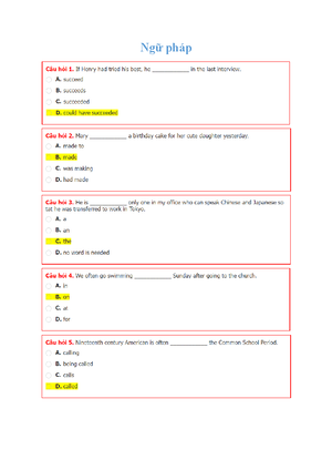 Group 13 Unit 4 Script Võ Hoàng Yến Ngân - Ngân: Hi, I heard you're ...
