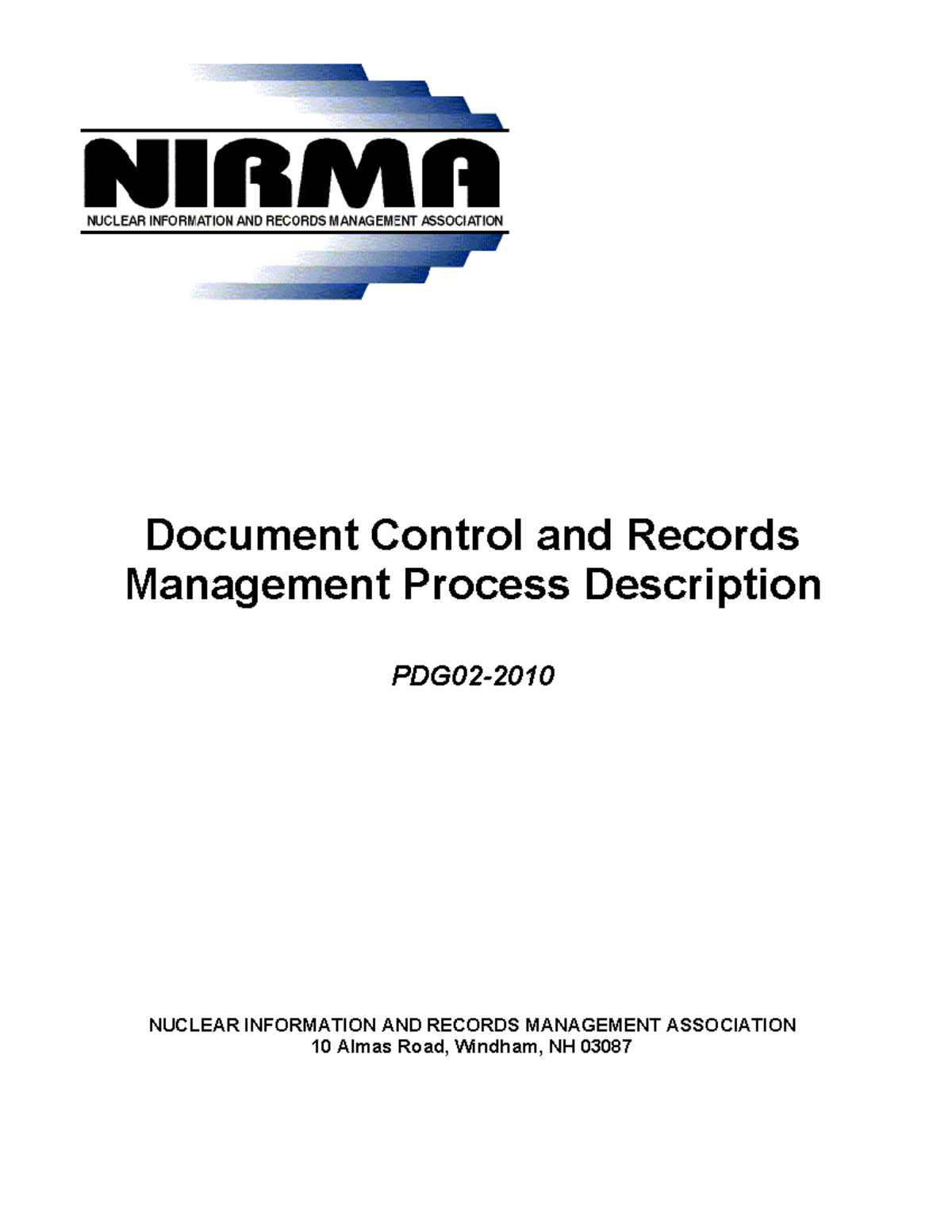 PDG02 Documents and Records Process Description - Document Control and ...