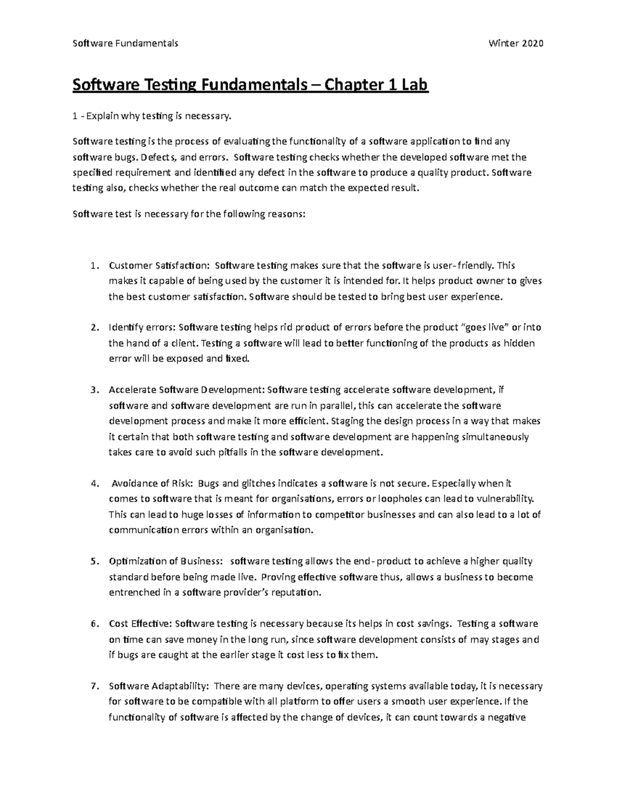 Chapter 1Lab - SRP system Integration - Software Testing Fundamentals ...