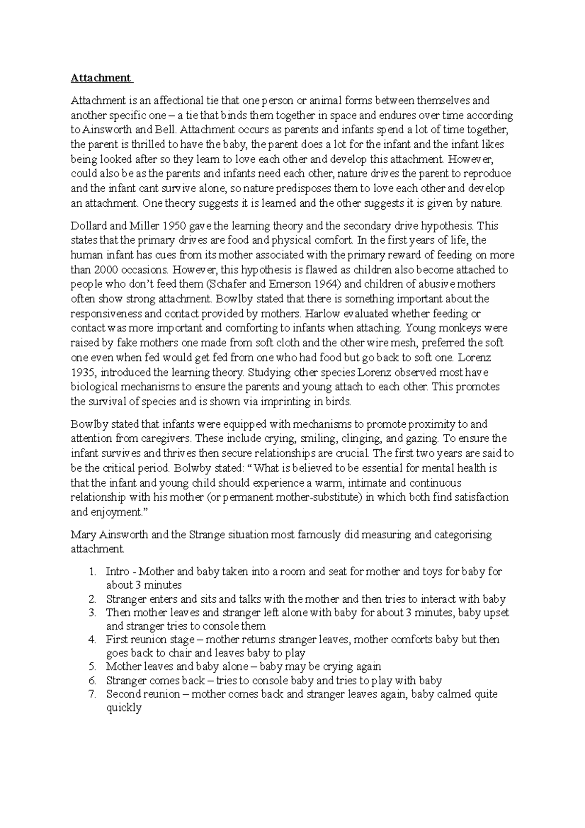 Attachment - Exam preparation/notes on topics - Attachment Attachment ...